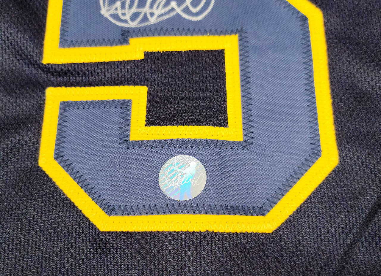 Orix Blue Wave Ichiro Suzuki Autographed Navy Jersey IS Holo Stock #20